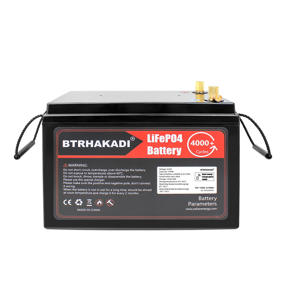 RU STOCK HBT-12V170A 12V 170Ah Lifepo4 Rechargeable Battery Pack With ...